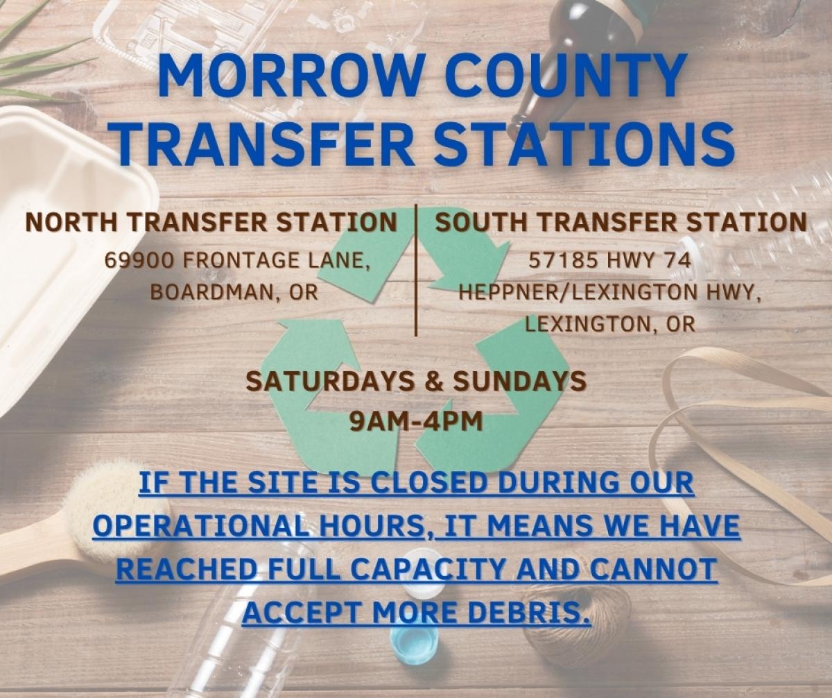 SOLID WASTE MANAGEMENT | Morrow County Oregon